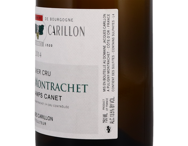 Domaine Jacques Carillon, Puligny-Montrachet Premier Cru Les Champs ...
