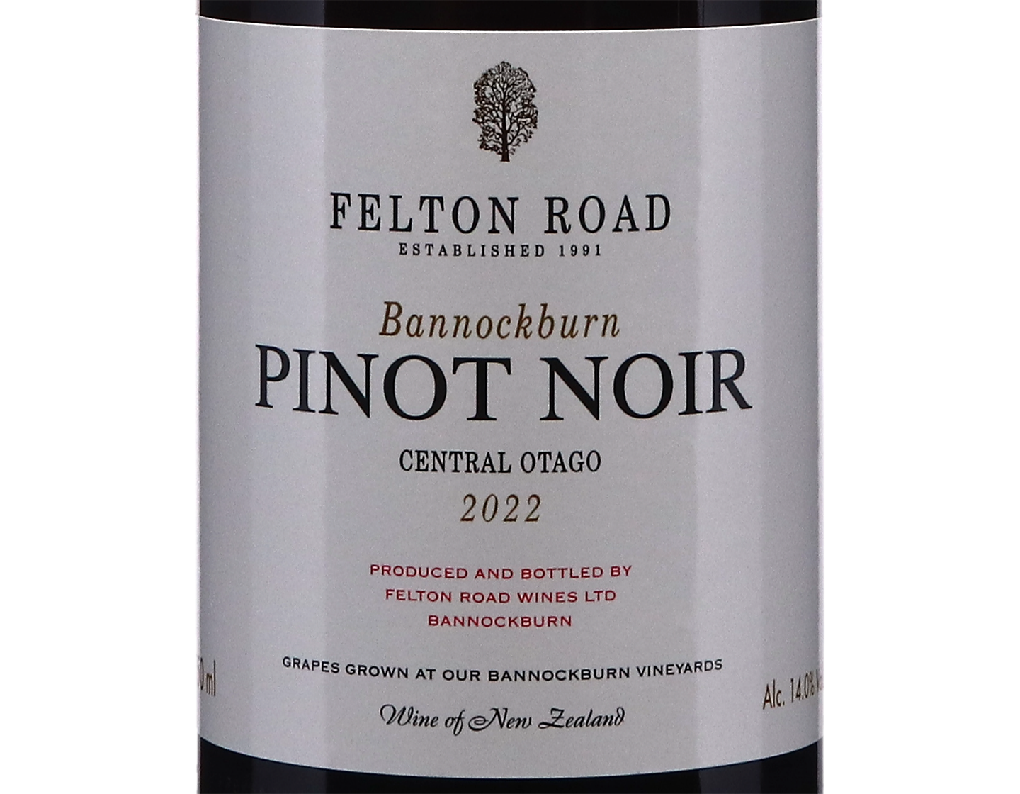 Felton Road Bannockburn Central Otago Pinot Noir 2022