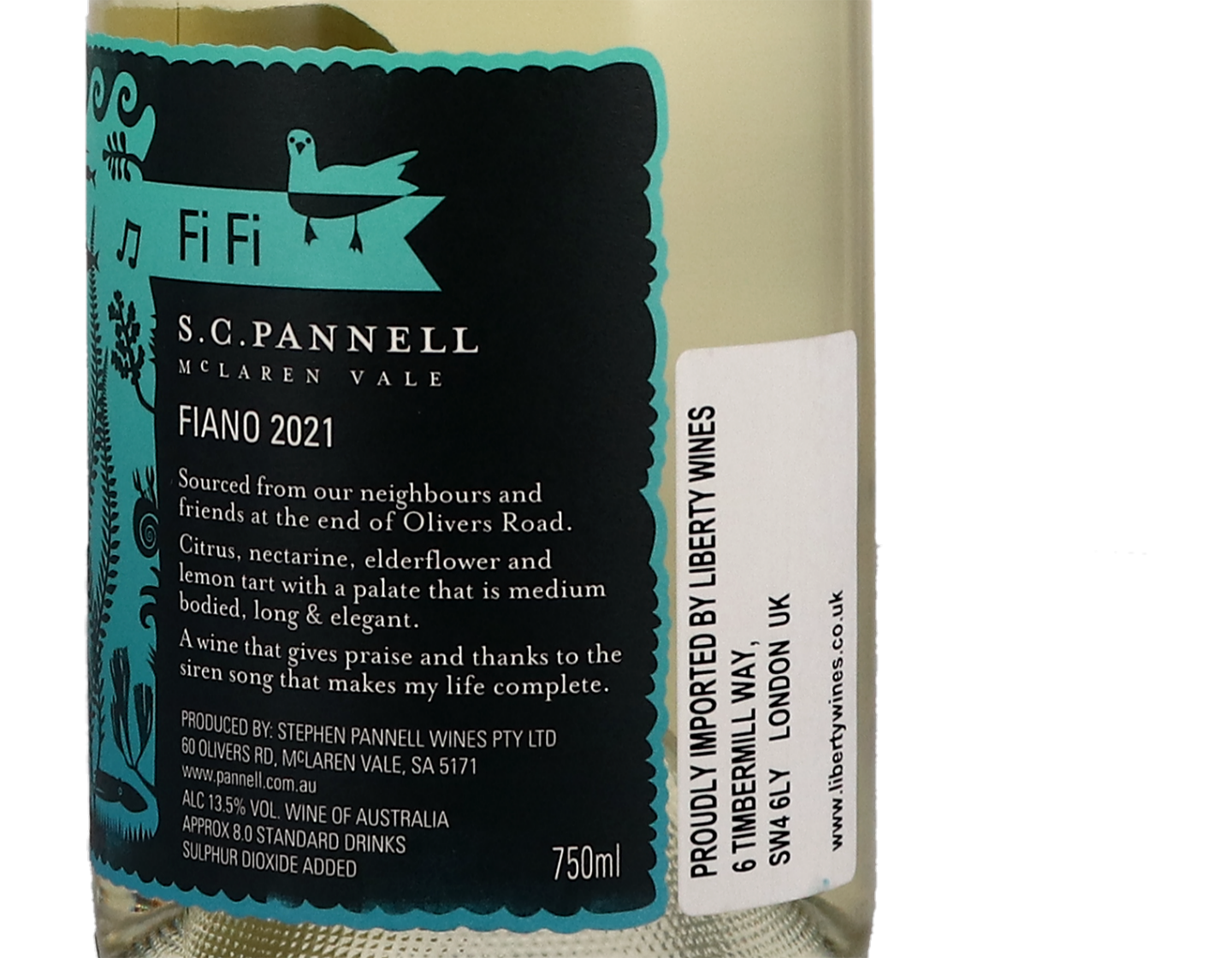 S.C. Pannell 'Fi Fi' Fiano, McLaren Vale 2021