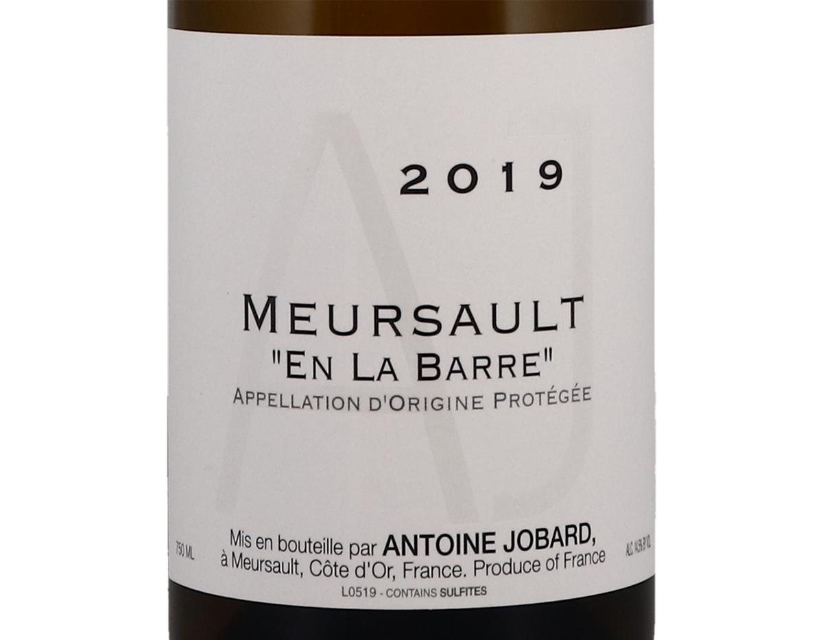 Domaine Antoine Jobard, Meursault en la Barre 2019