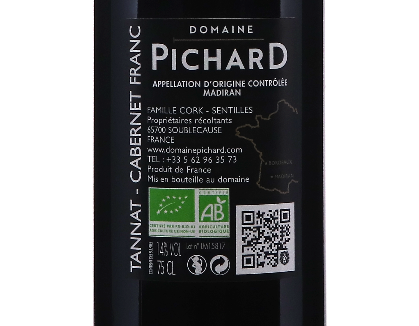 Madiran Cuvée Signature, Domaine Pichard 2015