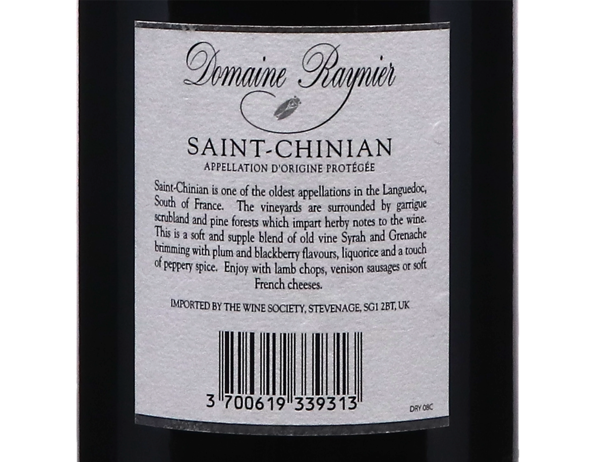 Saint-Chinian, Domaine Raynier 2023
