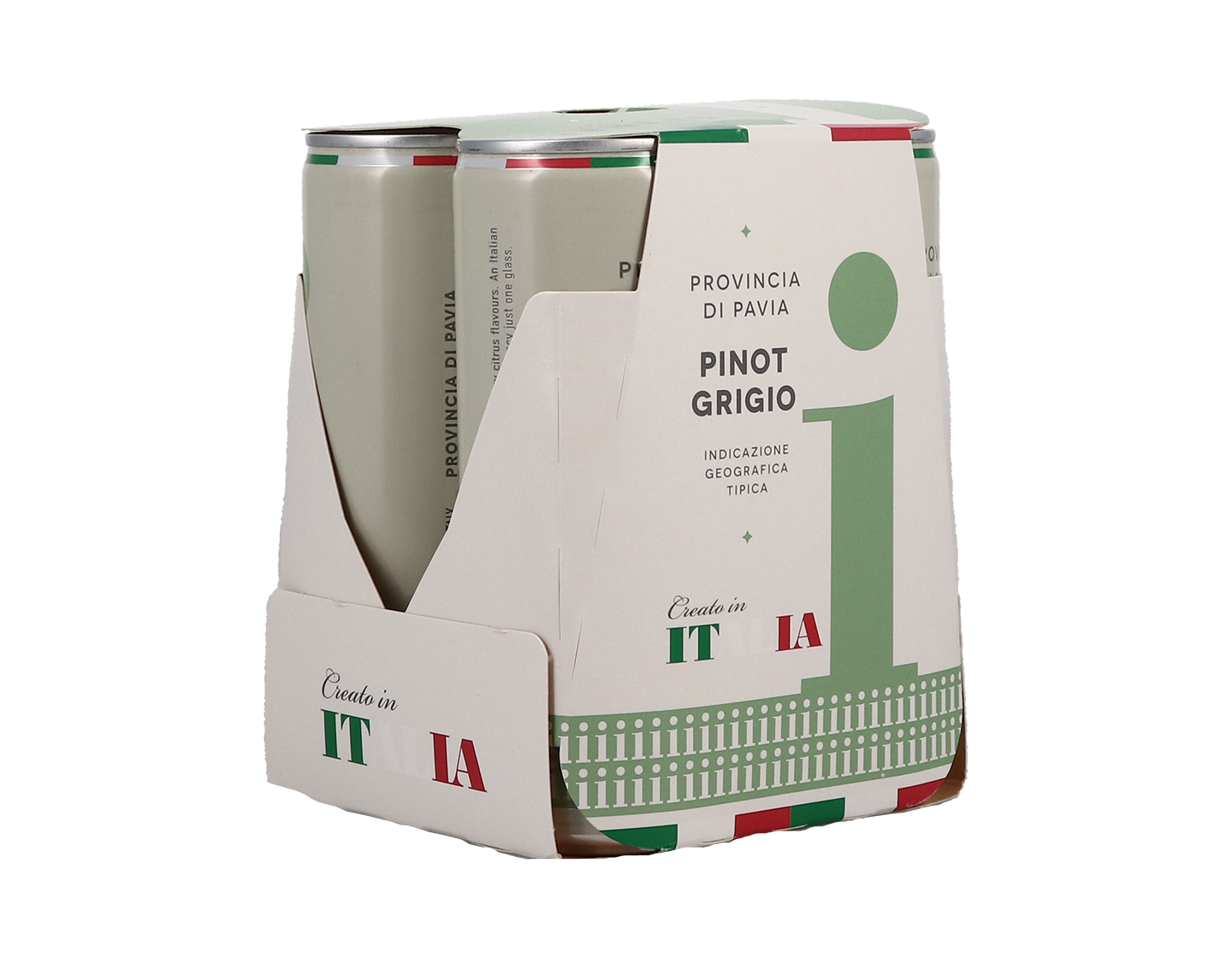 Cans of Provincia Pinot Grigio 2022 4x0.25cl