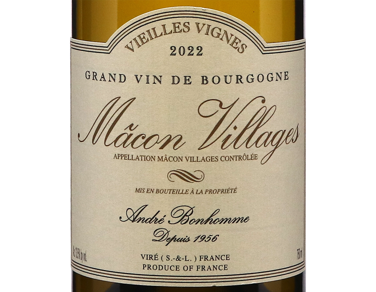 Domaine André Bonhomme, Mâcon Villages 2022