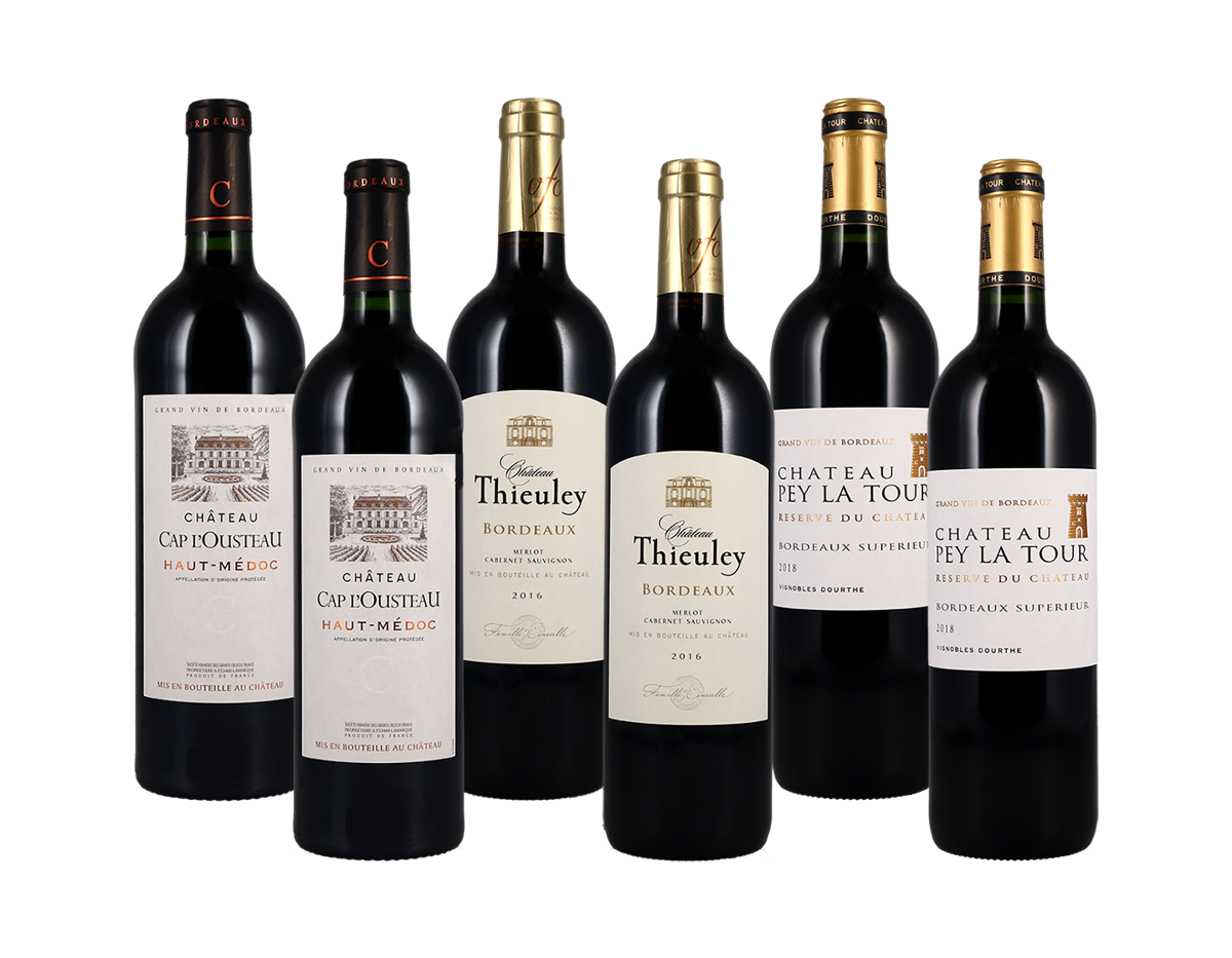 Six Vintage Clarets