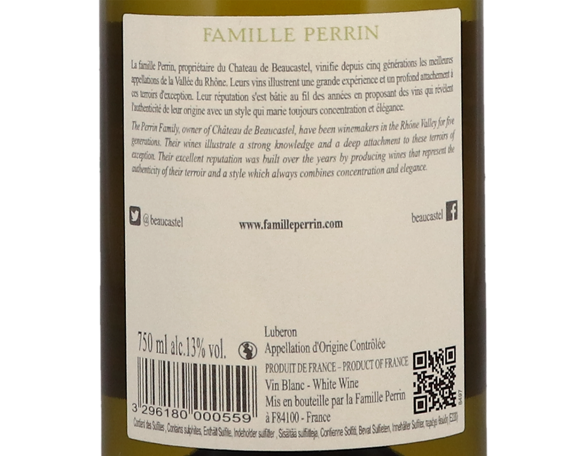 Luberon Blanc, Famille Perrin 2021