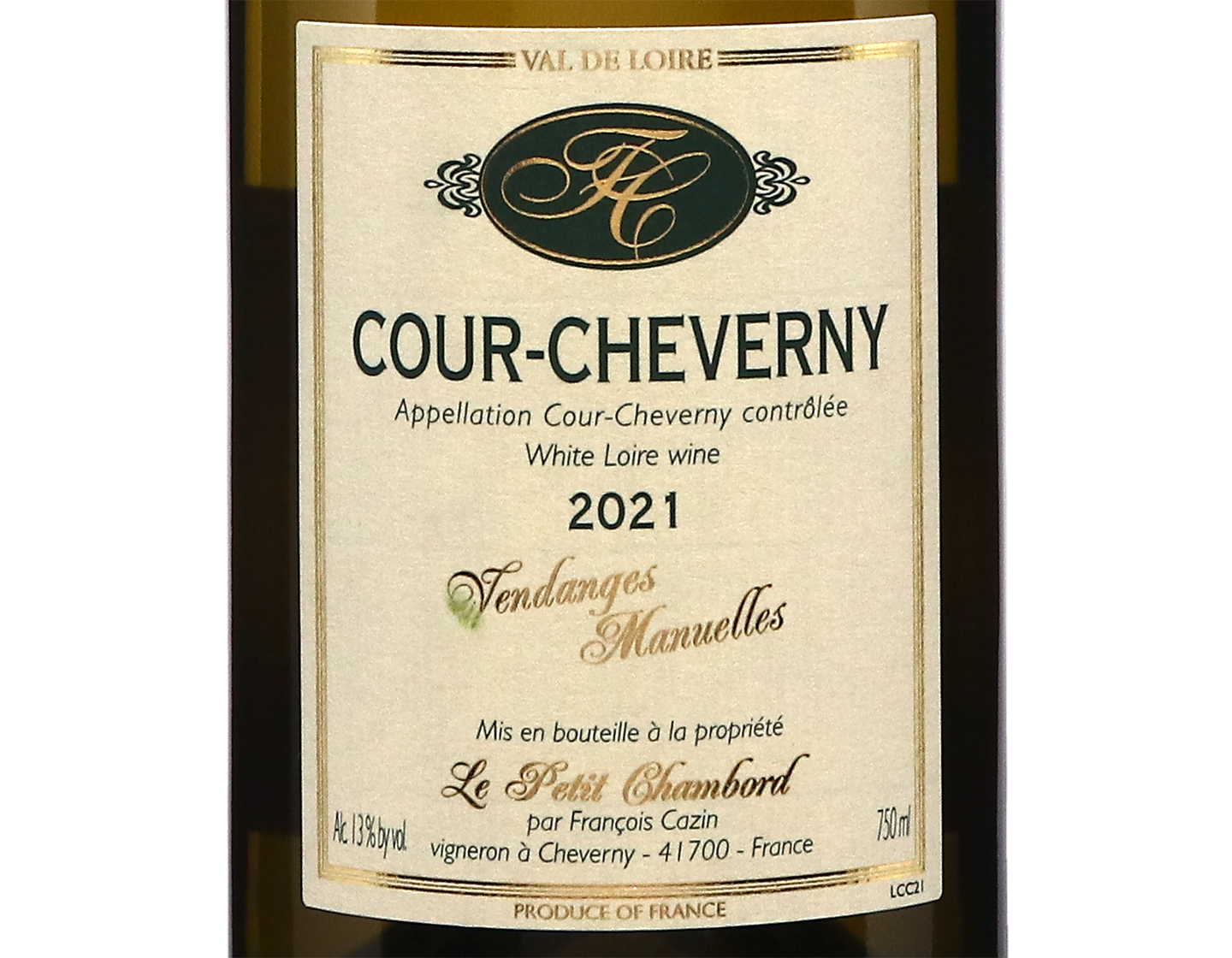 Cour-Cheverny 'Le Petit Chambord', Domaine Cazin 2021