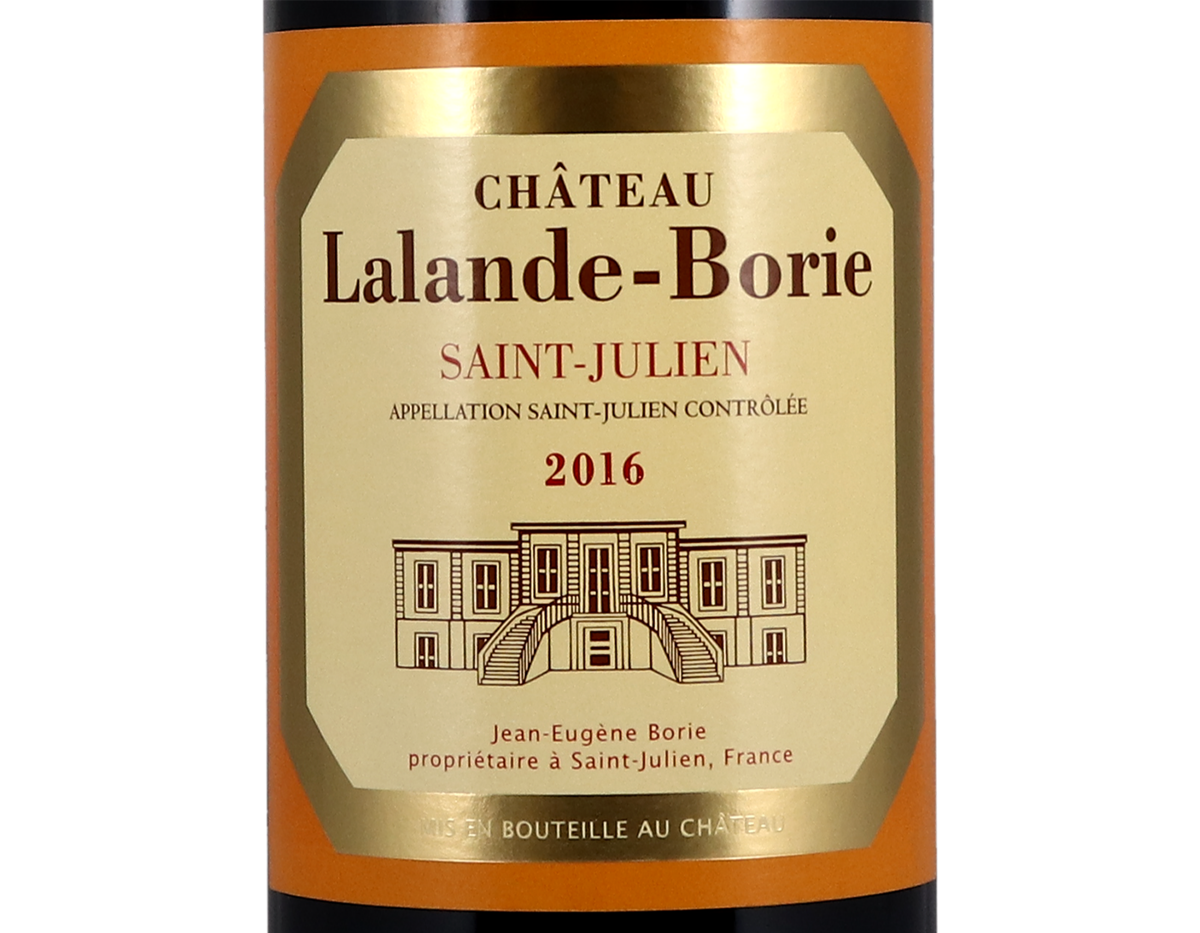 Château Lalande Borie, Saint-Julien 2016
