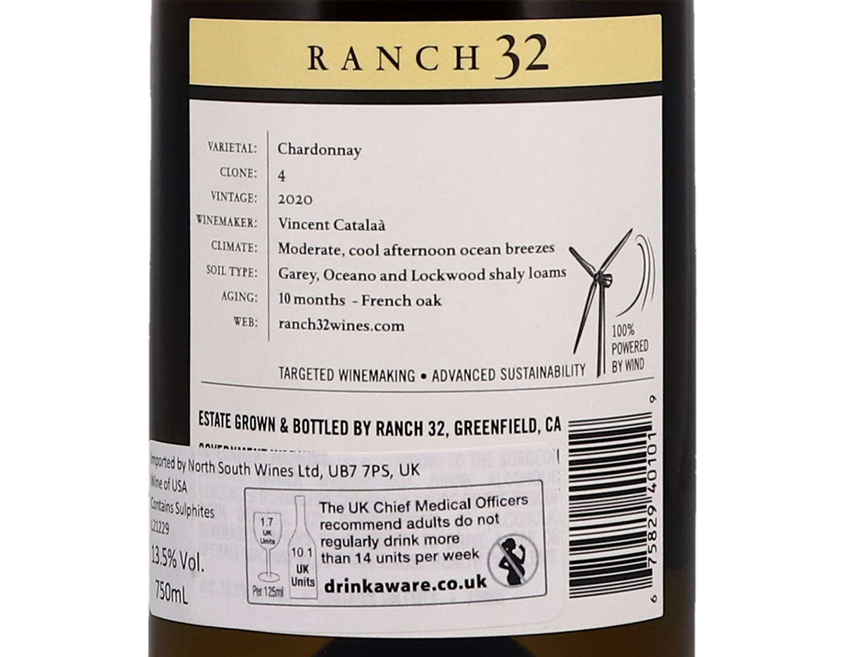 Ranch 32 Arroyo Seco Chardonnay 2020