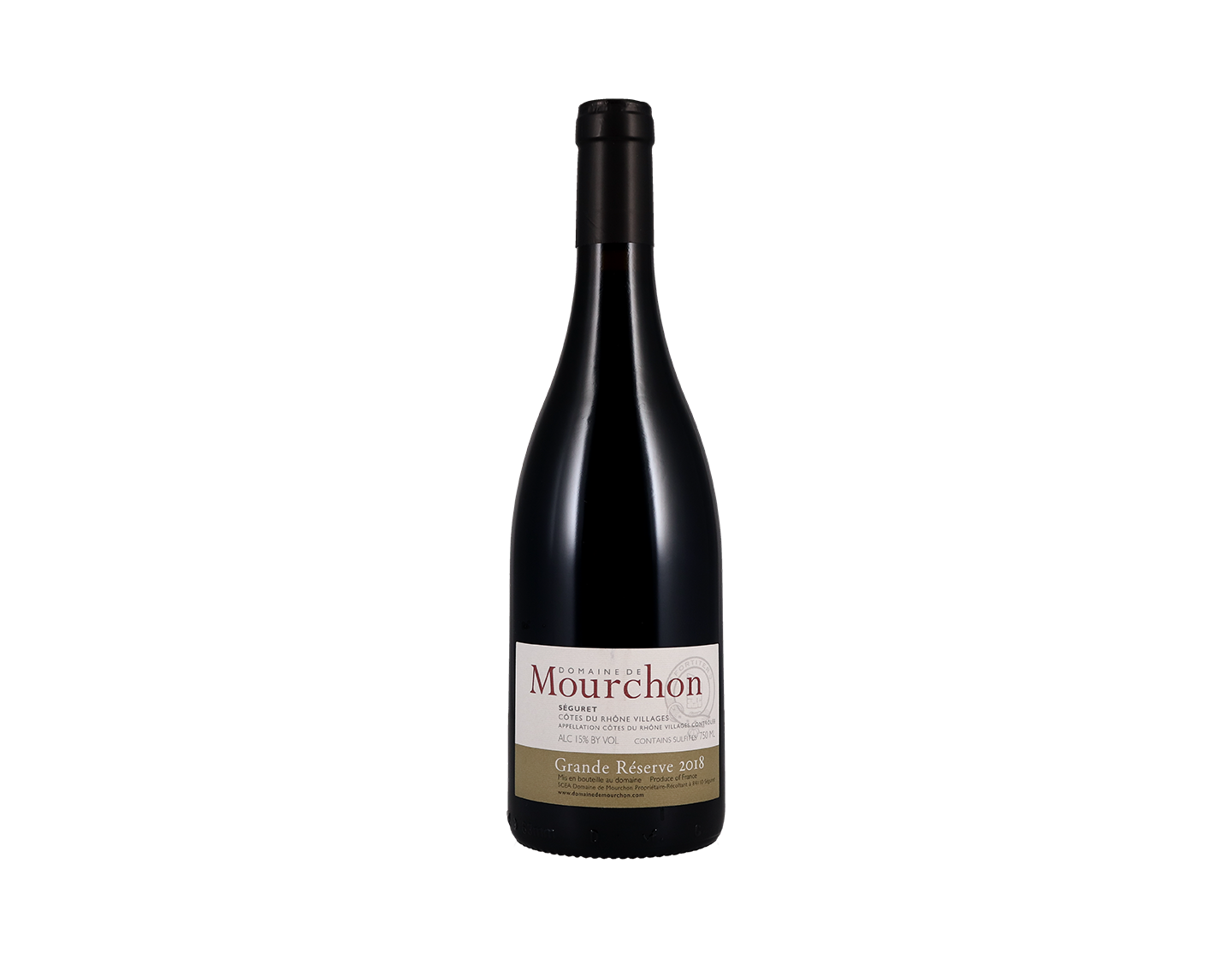 Séguret Côtes-du-Rhône Villages Grande Réserve, Domaine de Mourchon 2018