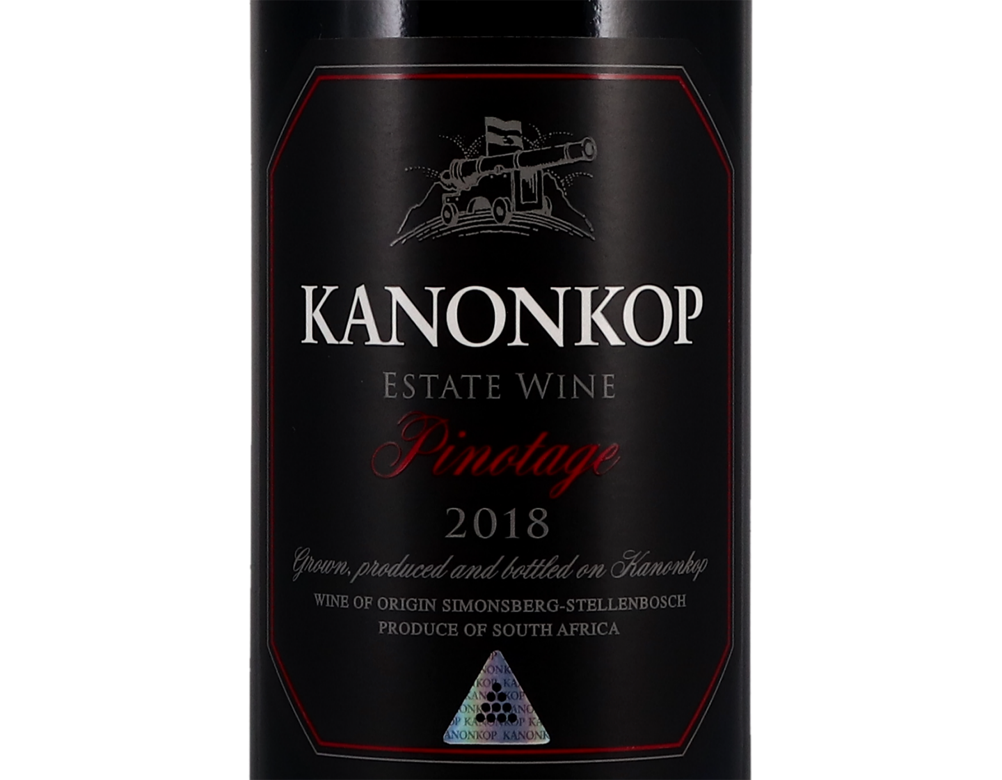 Kanonkop Estate 'Black Label' Pinotage, Simonsberg-Stellenbosch 2018