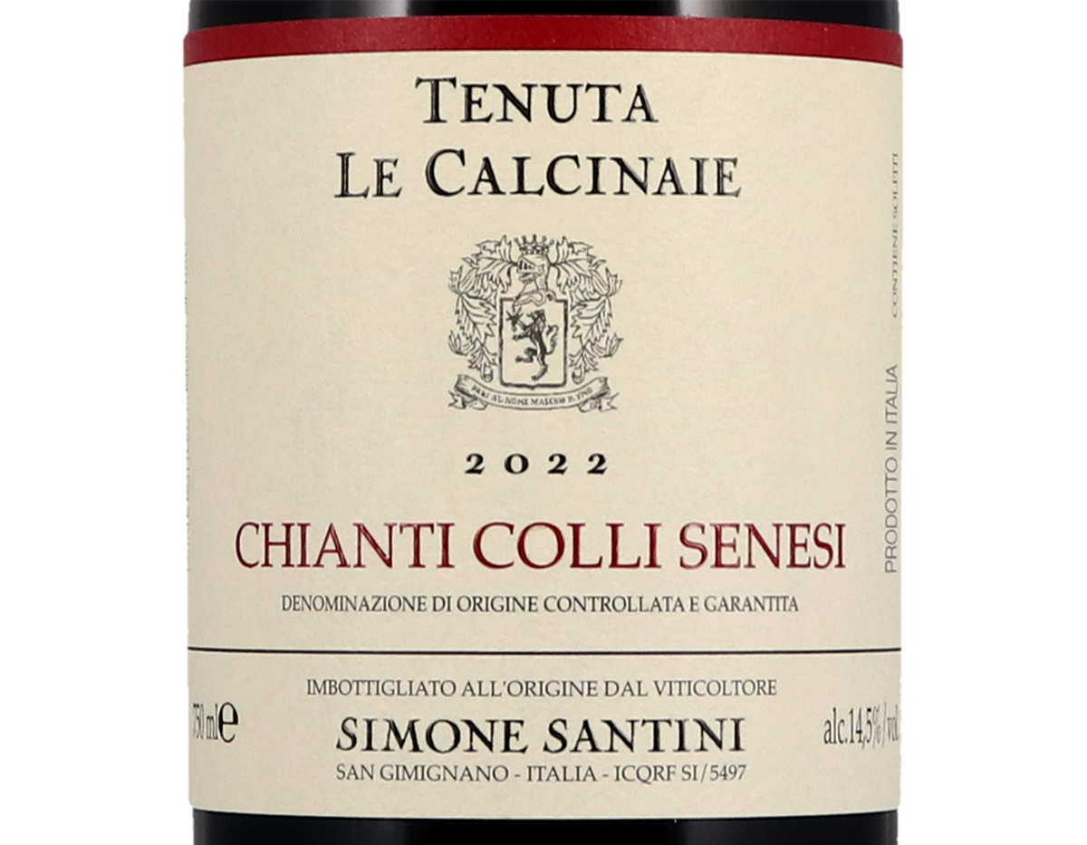 Chianti Colli Senesi Tenuta Le Calcinaie, Simone Santini 2022