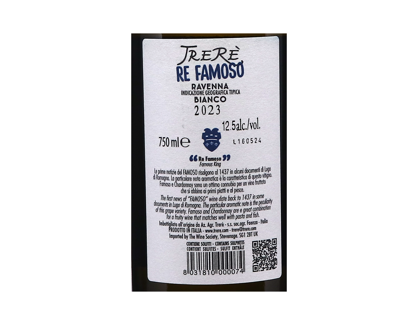 TreRè Re Famoso Bianco, Ravenna 2023