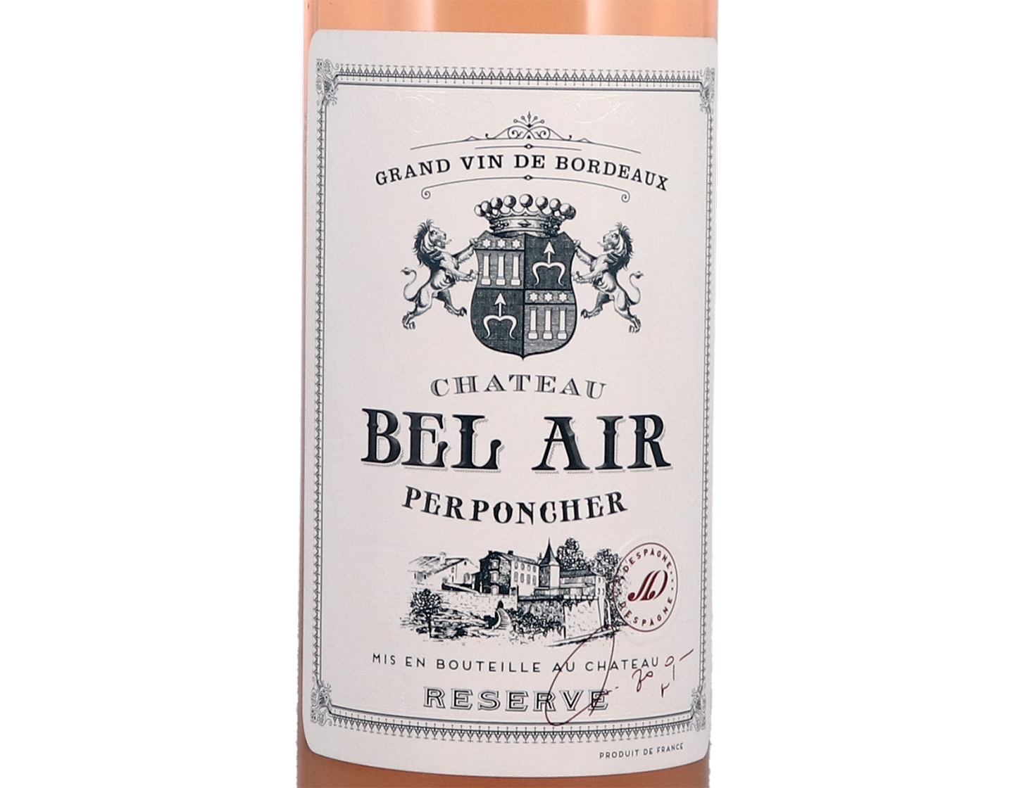 Château Bel Air Perponcher Réserve, Bordeaux Rosé 2022