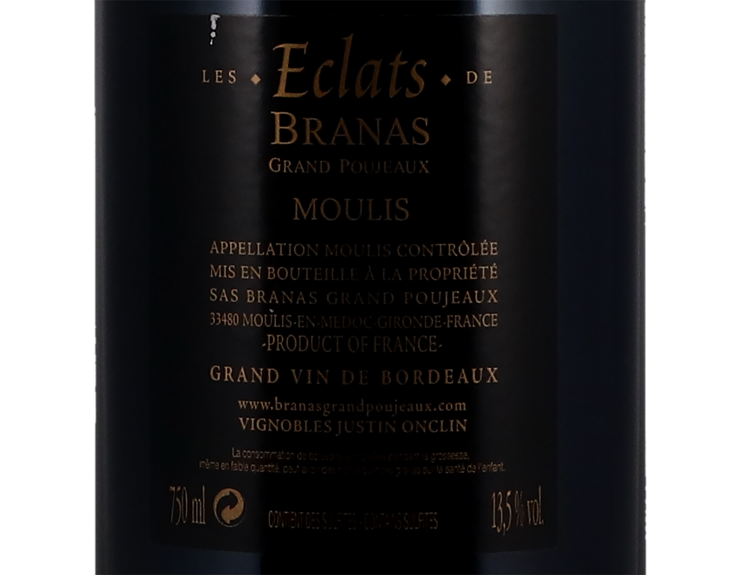 Les Eclats de Branas Grand-Poujeaux, Moulis-en-Médoc 2007