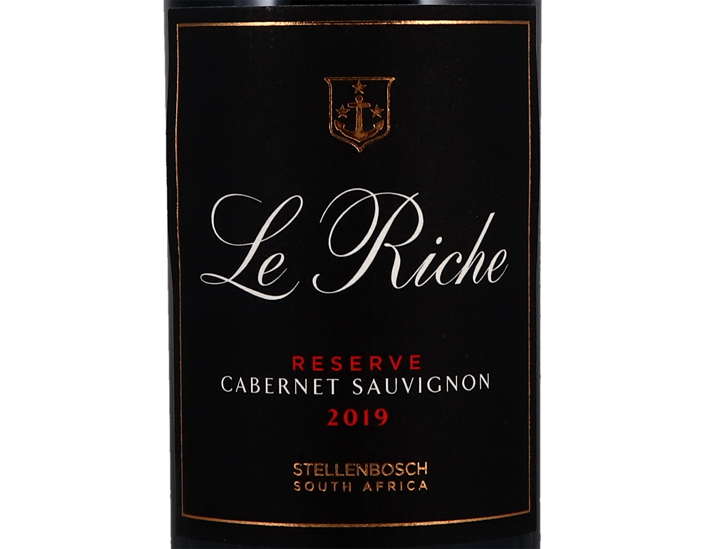Le Riche Reserve Cabernet Sauvignon, Stellenbosch 2019