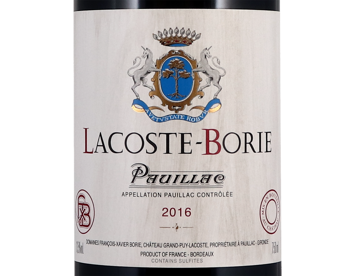 Lacoste Borie, Pauillac 2016