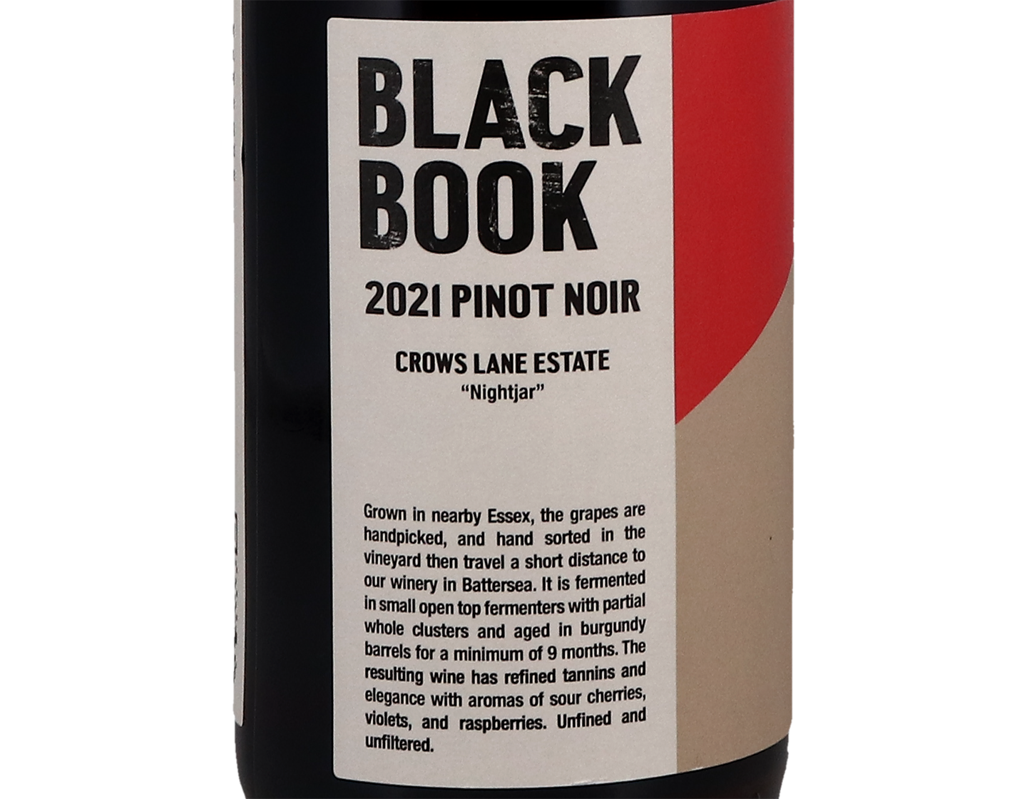 'Nightjar' Pinot Noir, Blackbook 2021
