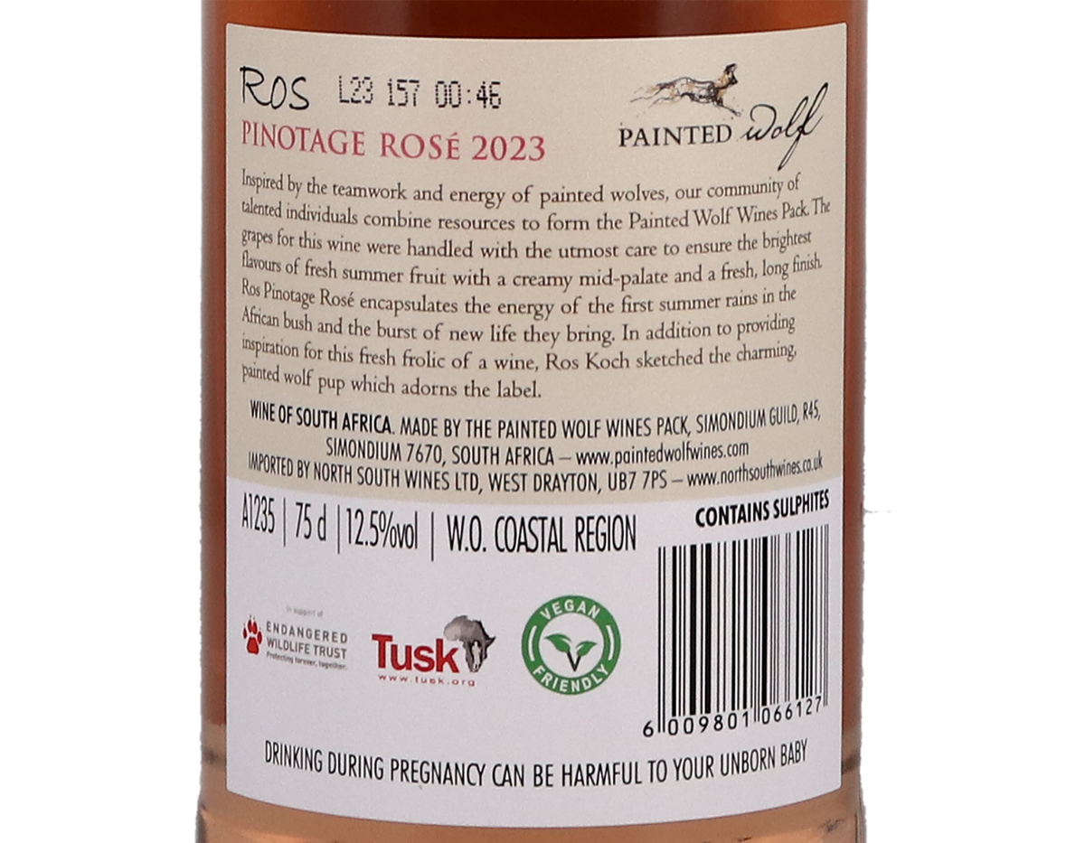 Painted Wolf ‘Ros' Rosé Pinotage, Coastal 2023