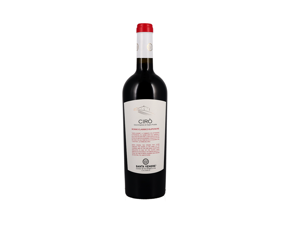 Ciro Rosso Gaglioppo Santa Venere 2020 ORGANIC