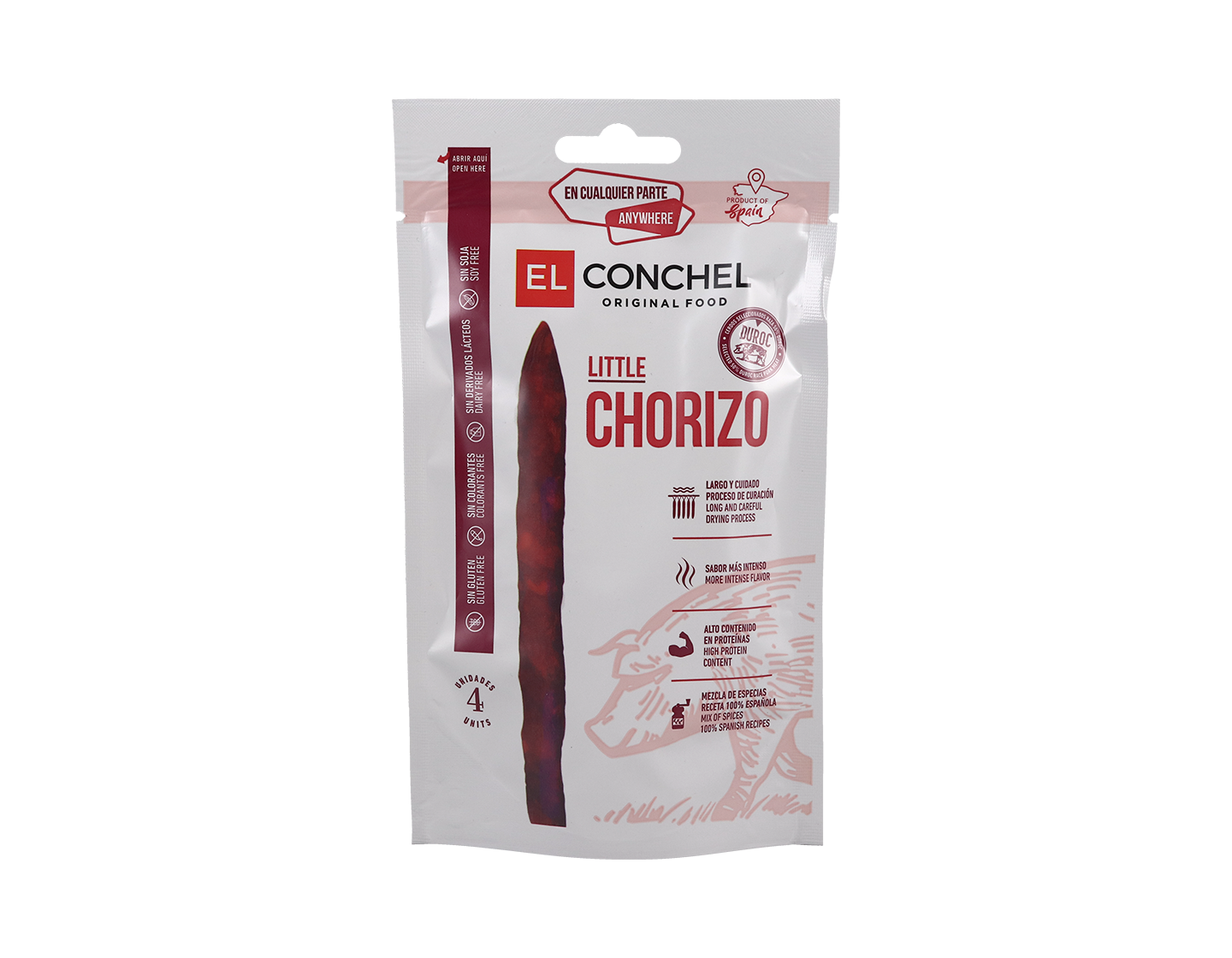 El Concel Mini Chorizo Sticks 55g
