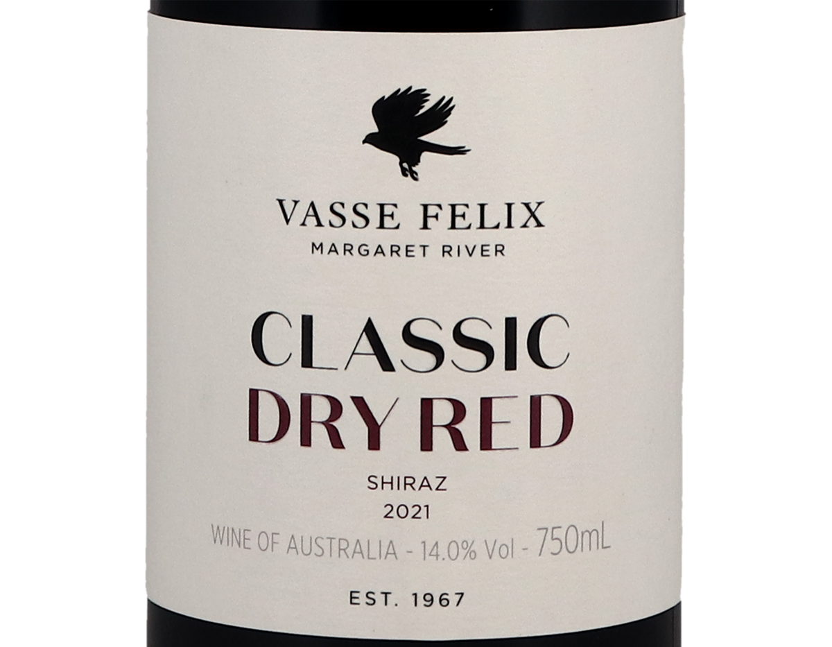 Vasse Felix Classic Dry Red Margaret River Shiraz 2021