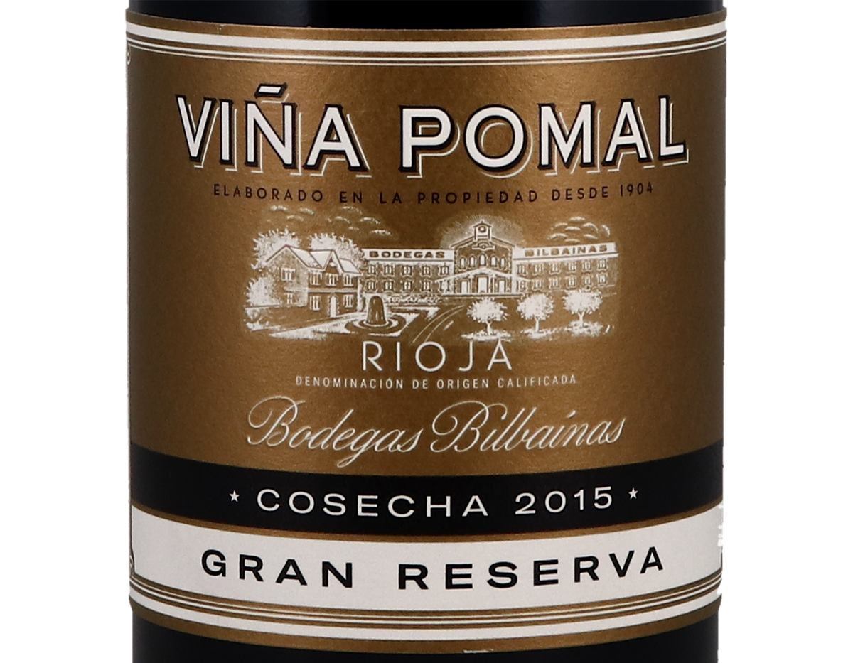 Bodegas Bilbainas Viña Pomal Gran Reserva, Rioja 2015