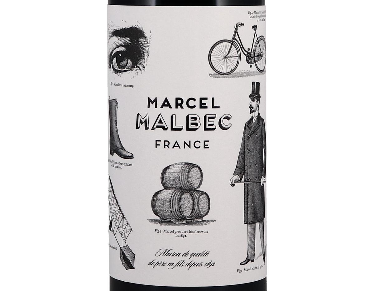 Marcel Malbec, du Cèdre, Vin de France 2022