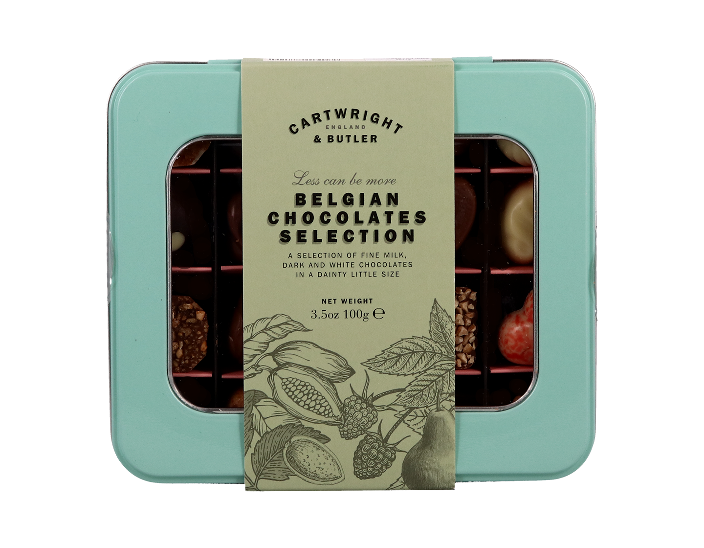 Cartwright & Butler Mini Chocolate Selection in Tin 100g