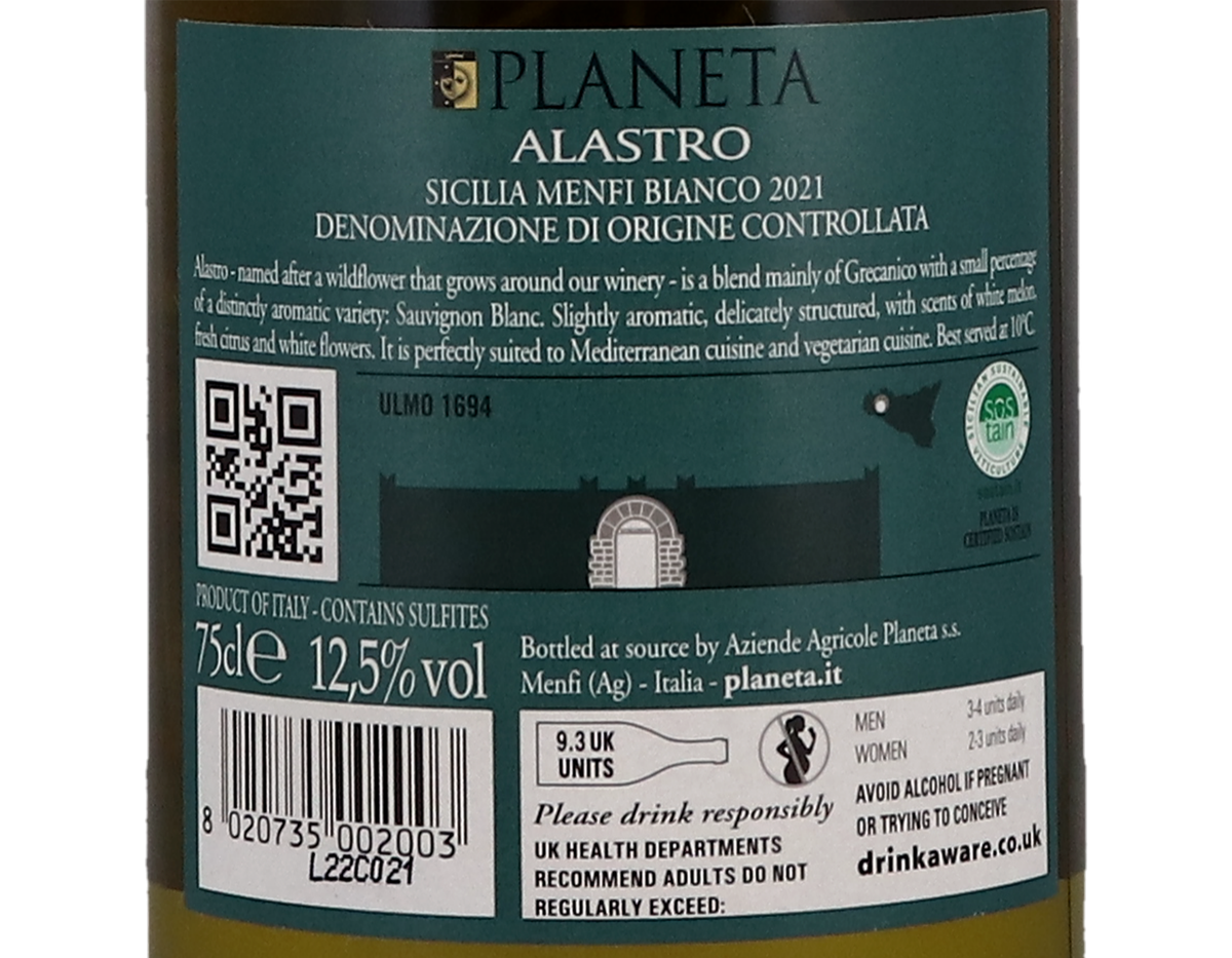 Alastro Sicilia Menfi Planeta 2021
