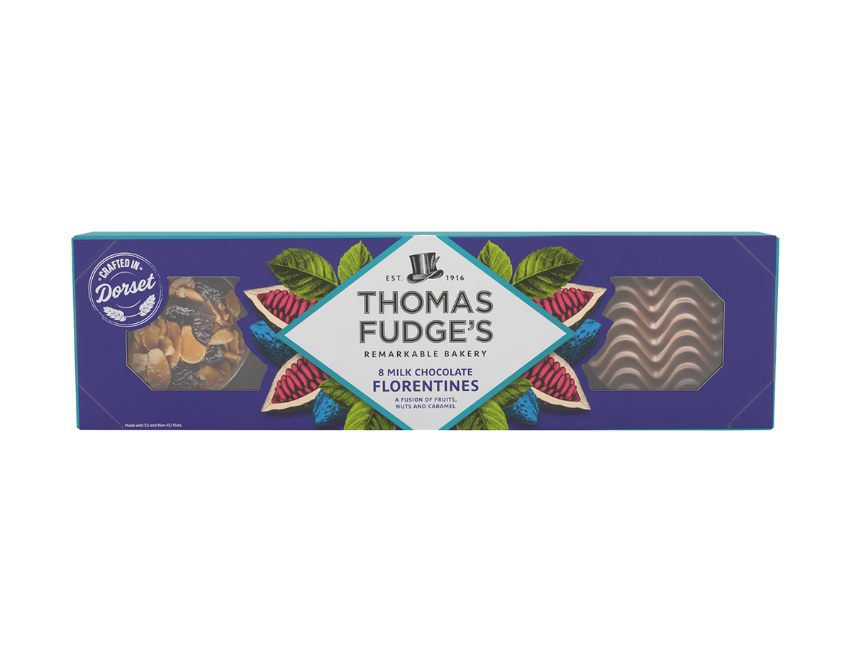 Thomas Fudge's 8 Milk Florentines 150g