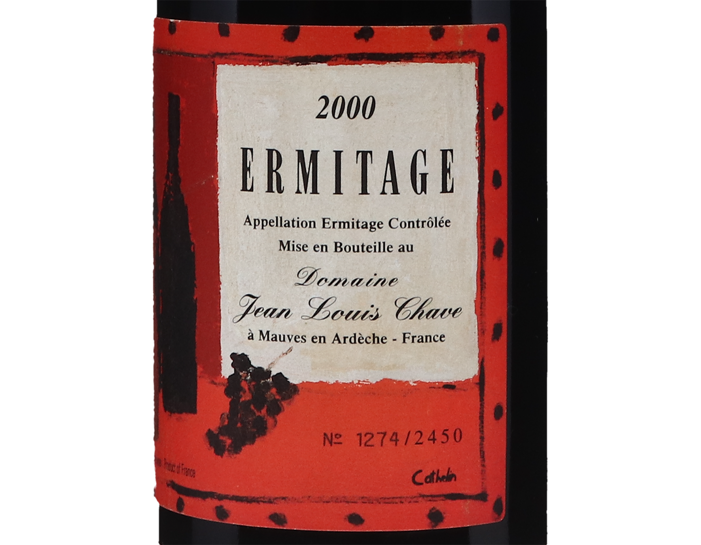 Ermitage Rouge Cuvée Cathelin, Jean-Louis Chave 2000