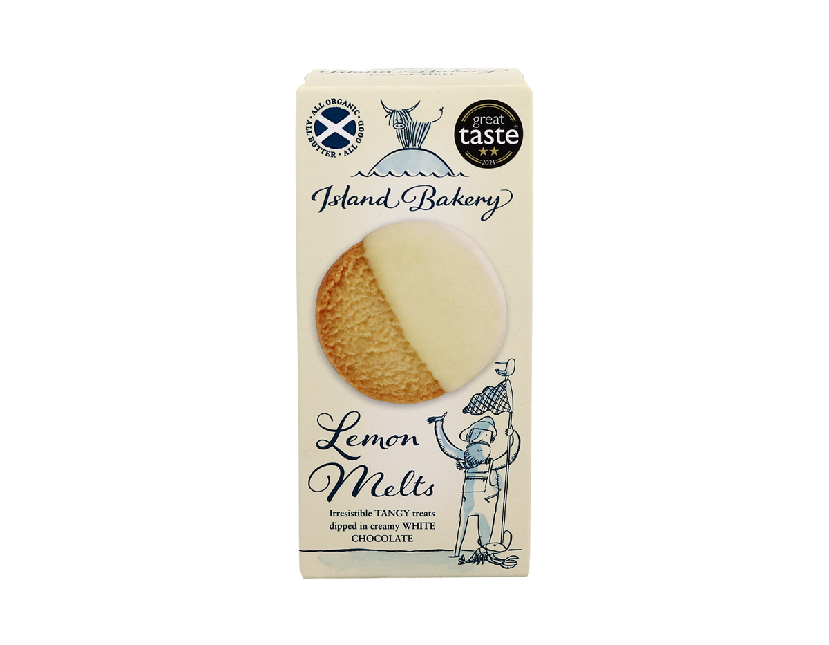 Island Bakery Lemon Melts Dipped in White Chocolate 133g