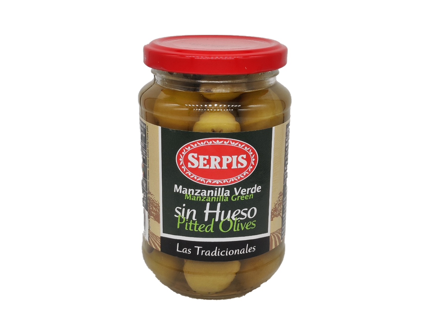 Pitted Green Manzanilla Olives 340g