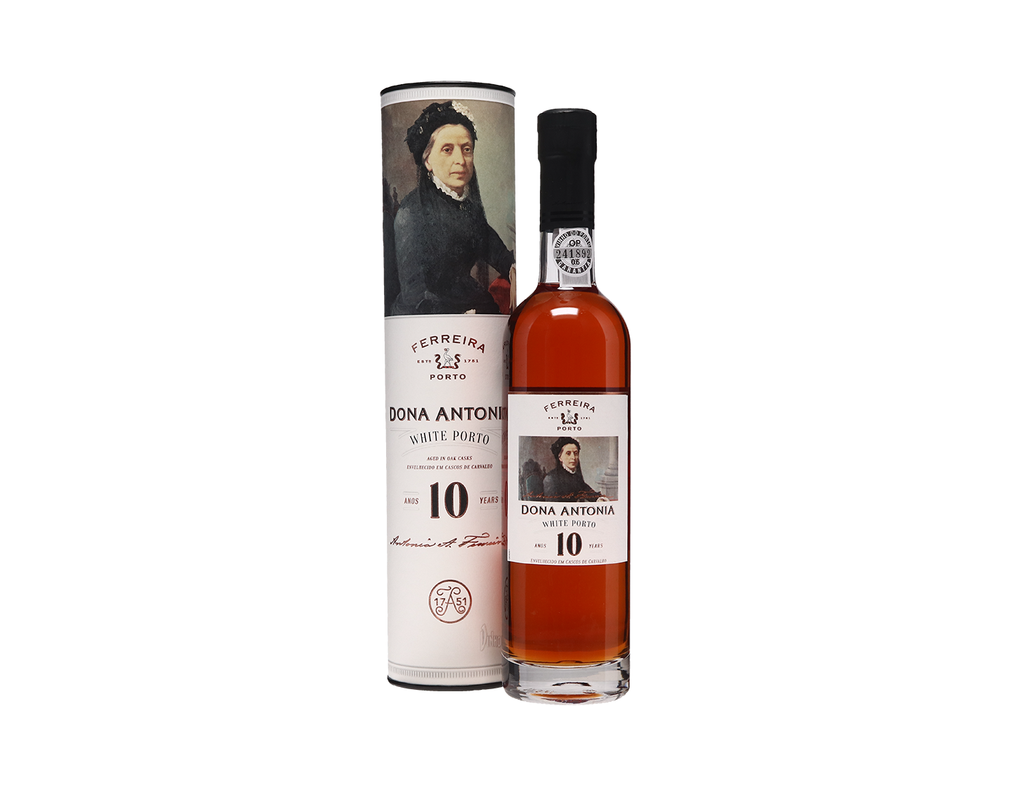 Half bottle of Ferreira 'Dona Antonia' White Port, 10 years old
