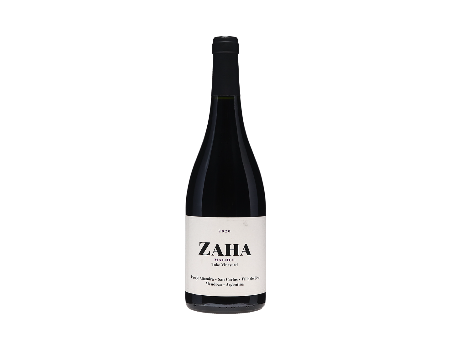 Zaha Toko Vineyard Paraje Altamira Malbec 2020