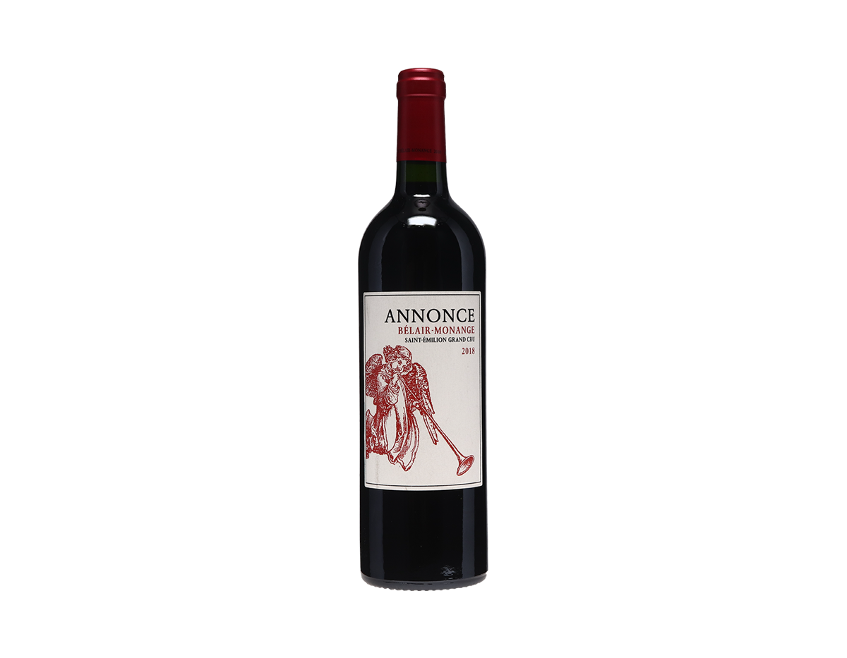 Annonce de Bélair-Monange, Saint-Emilion 2018