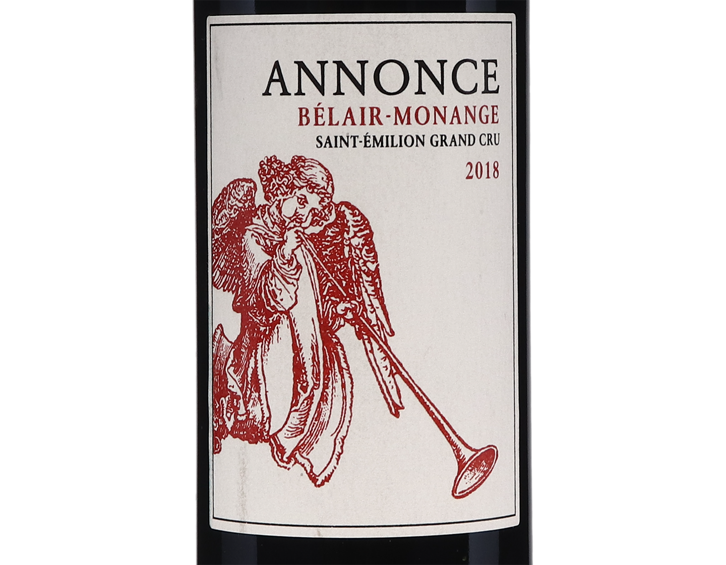 Annonce de Bélair-Monange, Saint-Emilion 2018