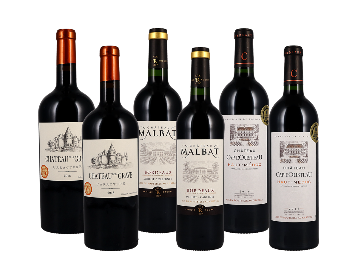 Six Vintage Clarets