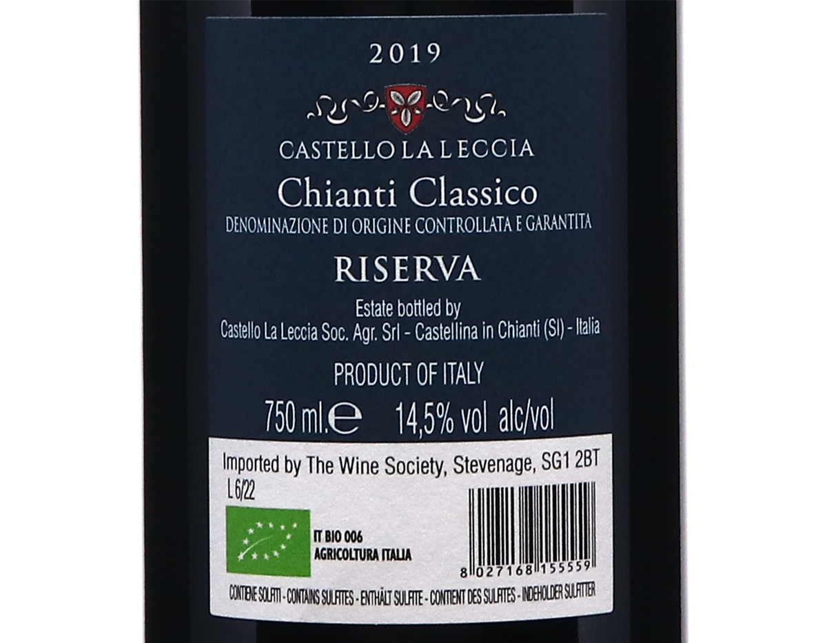 Chianti Classico Riserva, Castello La Leccia 2019