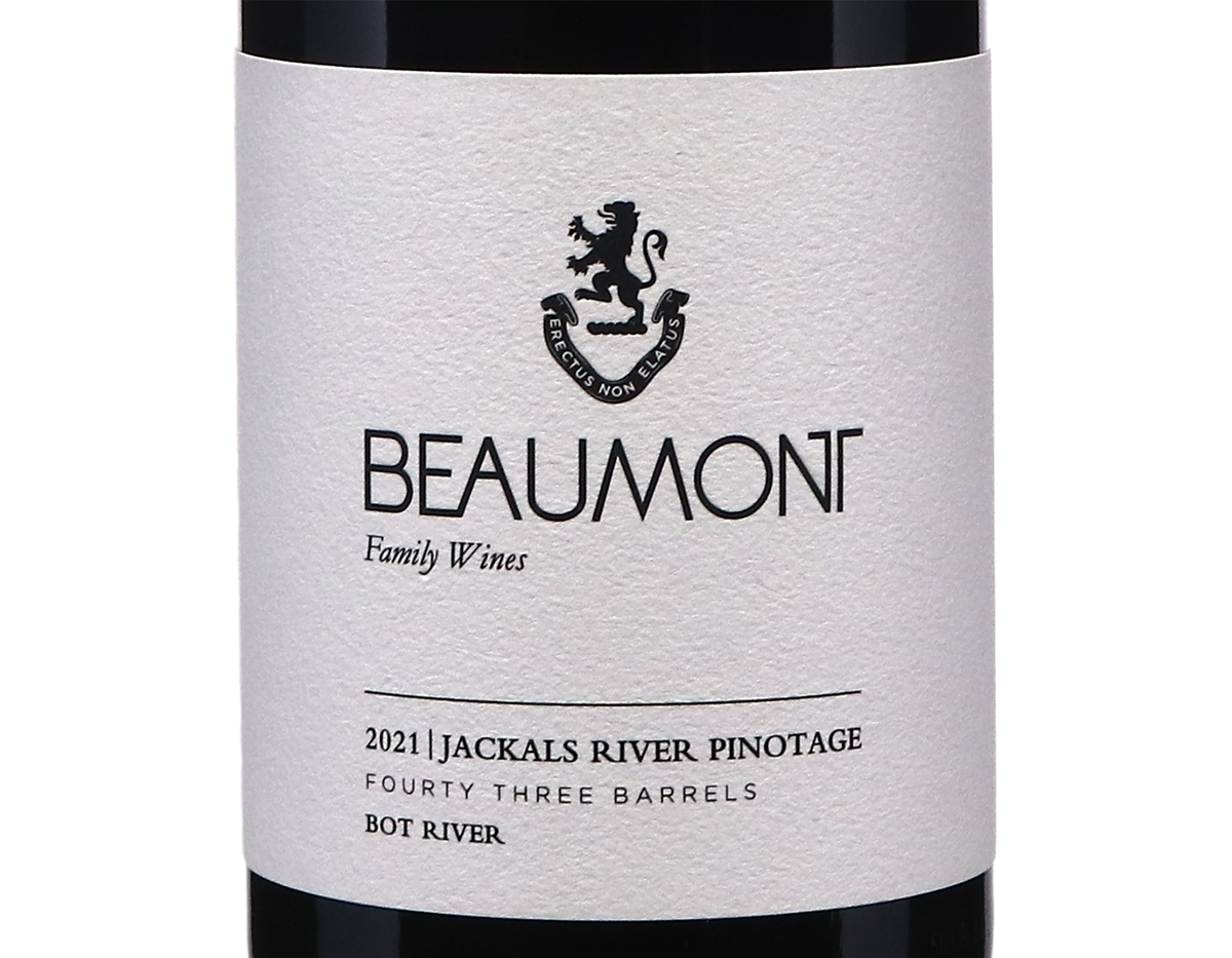 Beaumont Jackal's River Pinotage, Bot River 2021
