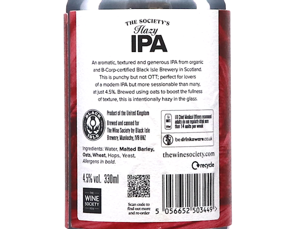 The Society's Hazy IPA