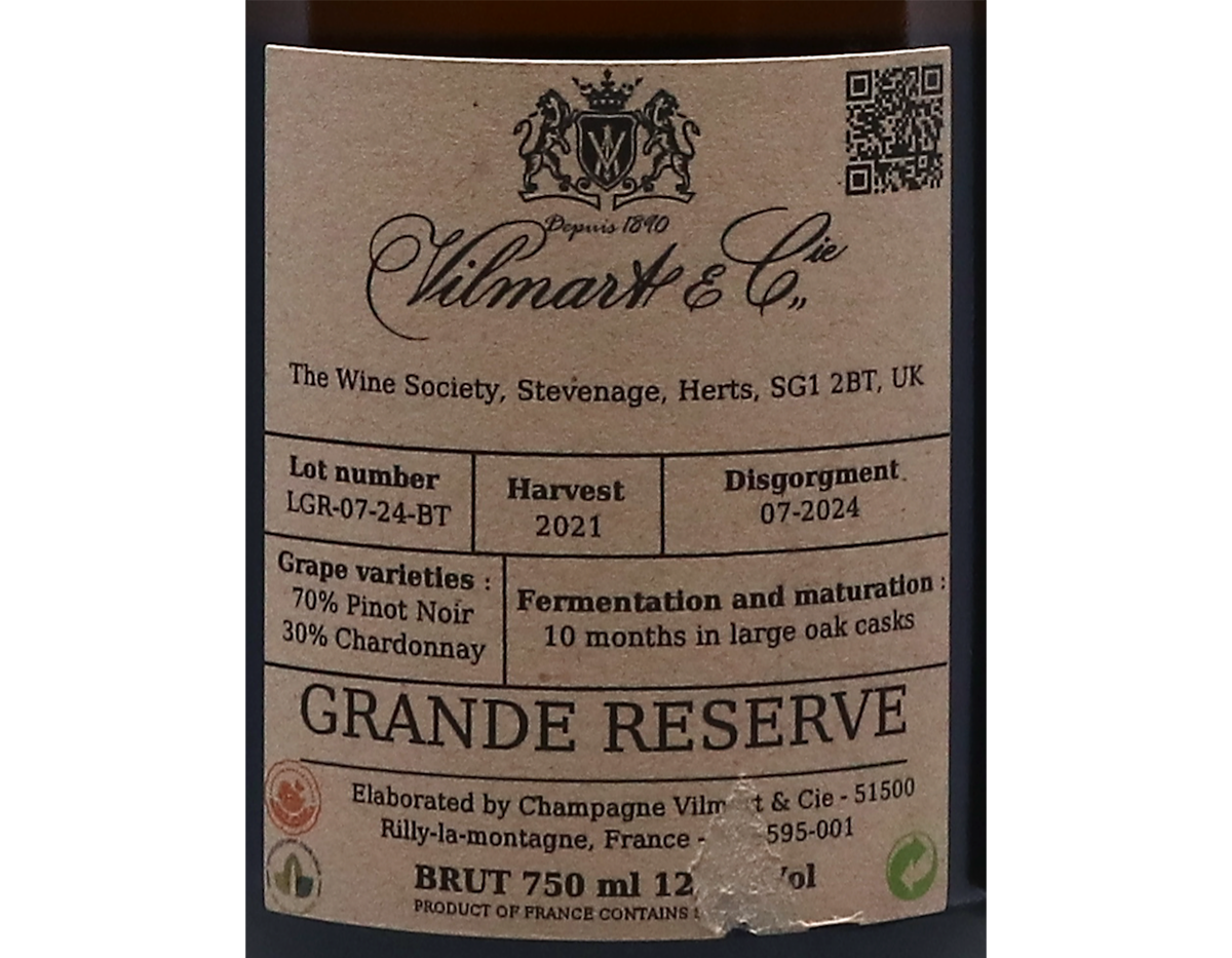 Champagne Vilmart Grande Réserve Premier Cru Brut NV