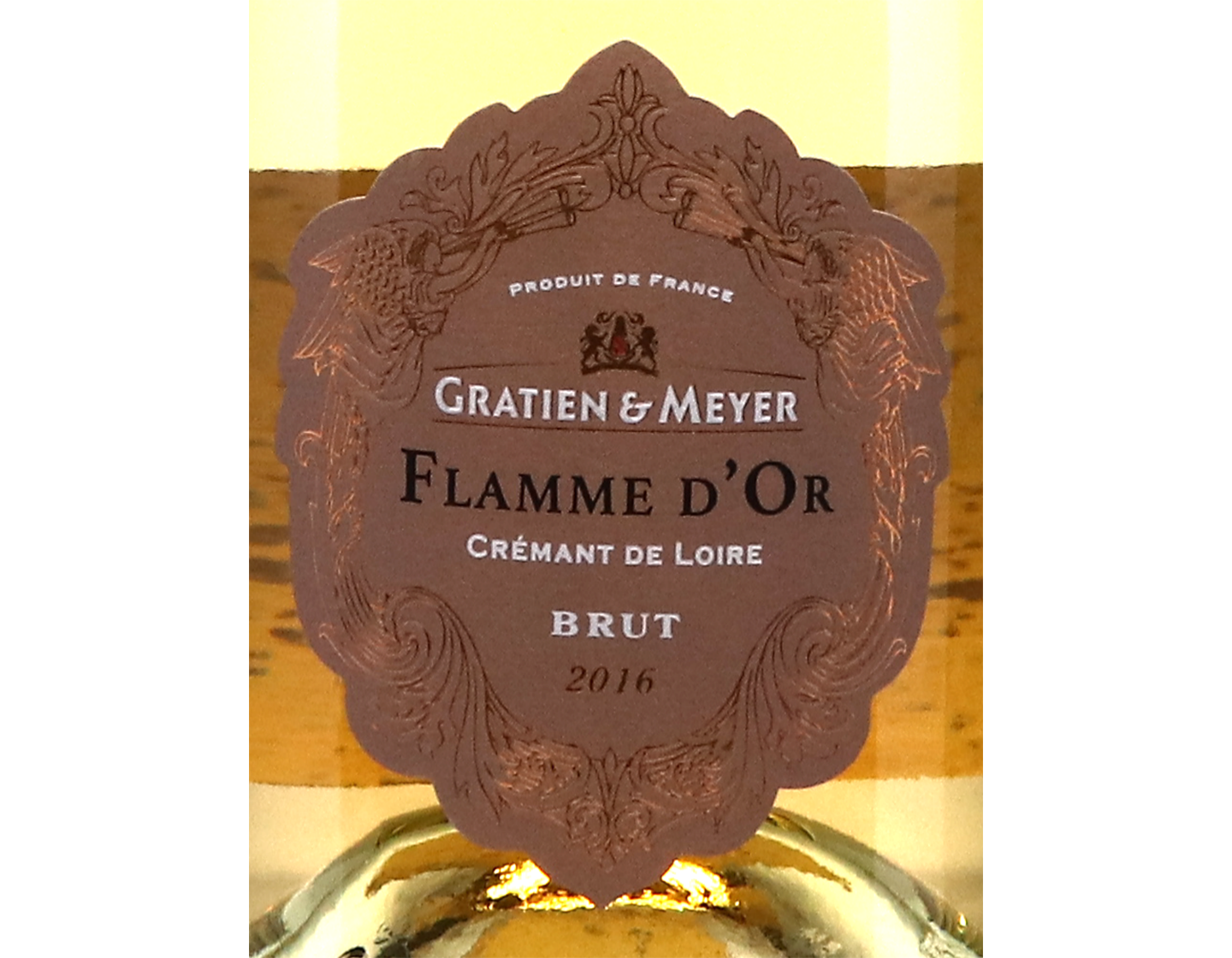 Cuvée Flamme d'Or Crémant de Loire Brut, Gratien & Meyer 2016