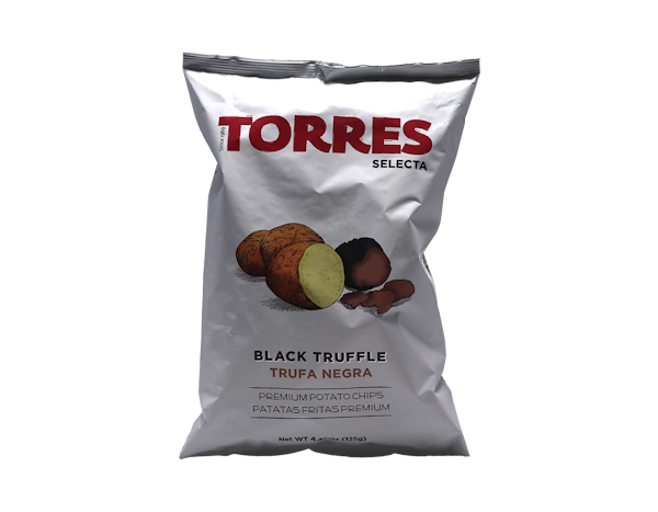 Torres black truffle potato crisps Cataluña 125g