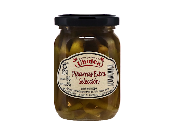 Piparras Sweet-Spicy Green Chillies 180g
