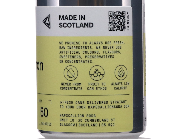 Rapscallion ‘Juicy Wee Tart’ Burnt Lemon Soda