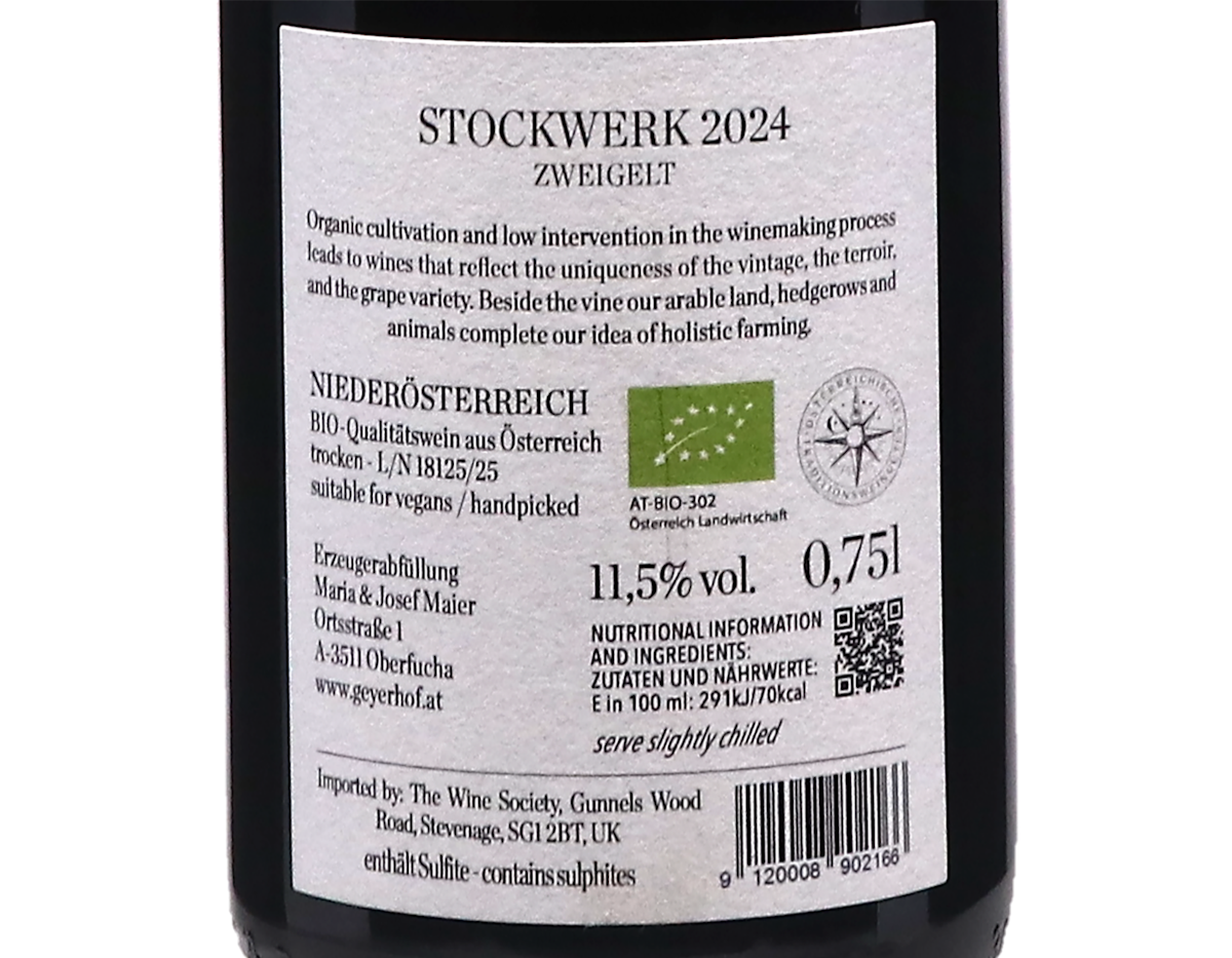Geyerhof StockWerk Zweigelt, Kremstal 2024