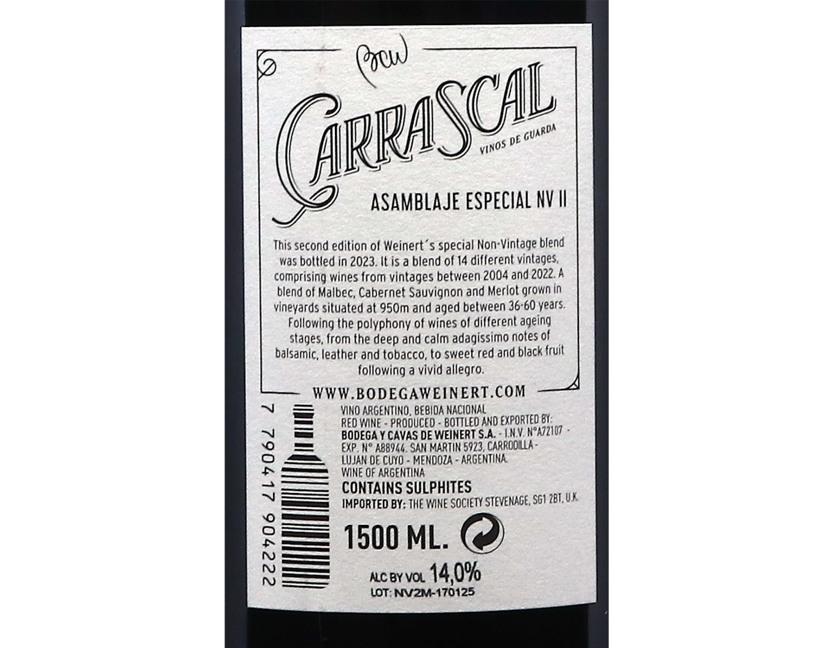 Magnum of Weinert Carrascal Asamblaje Especial NV No.2
