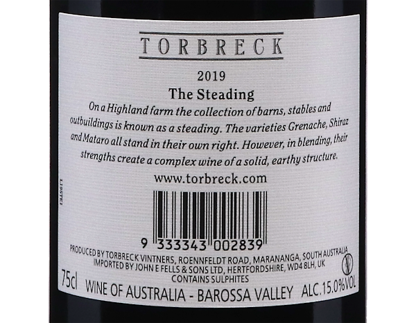 Torbreck The Steading Barossa 2019